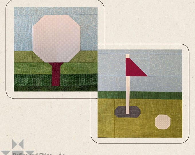 Match Play Argyle Golf Quilt Pattern, Paper Pattern Version, Mailed - Etsy