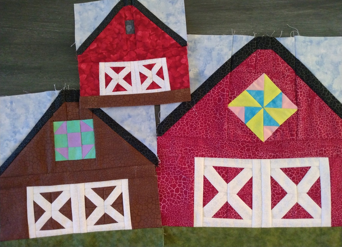 Barn Quilt Block PDF Pattern - Etsy Canada