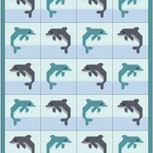 Dolphin Quilt Block Pdf Pattern - Etsy