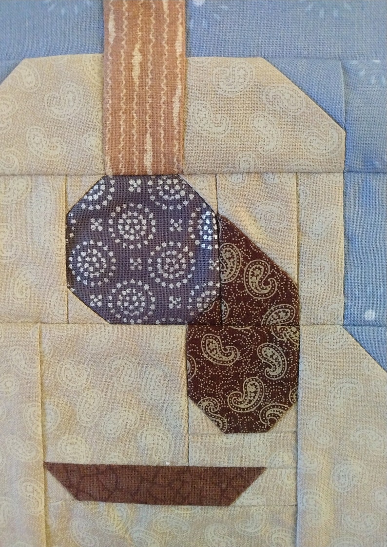 Acoustic Guitar Quilt Block PDF Pattern - Etsy