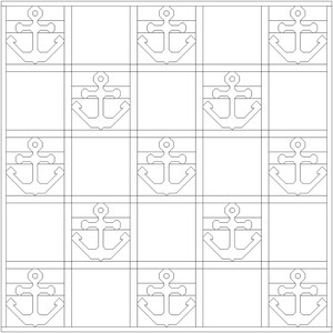 Anchor Quilt Block PDF Pattern - Etsy