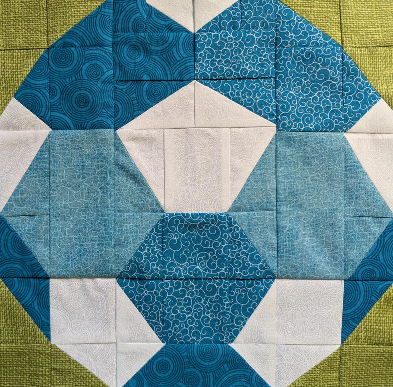 Soccer (football) Quilt Block Pdf Pattern Instant Download - Etsy Canada