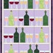 Wine for Two Quilt Block PDF Pattern - Etsy