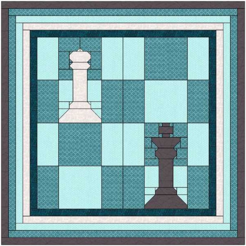 Chess Set Quilt Pattern Pack Pdf - Etsy