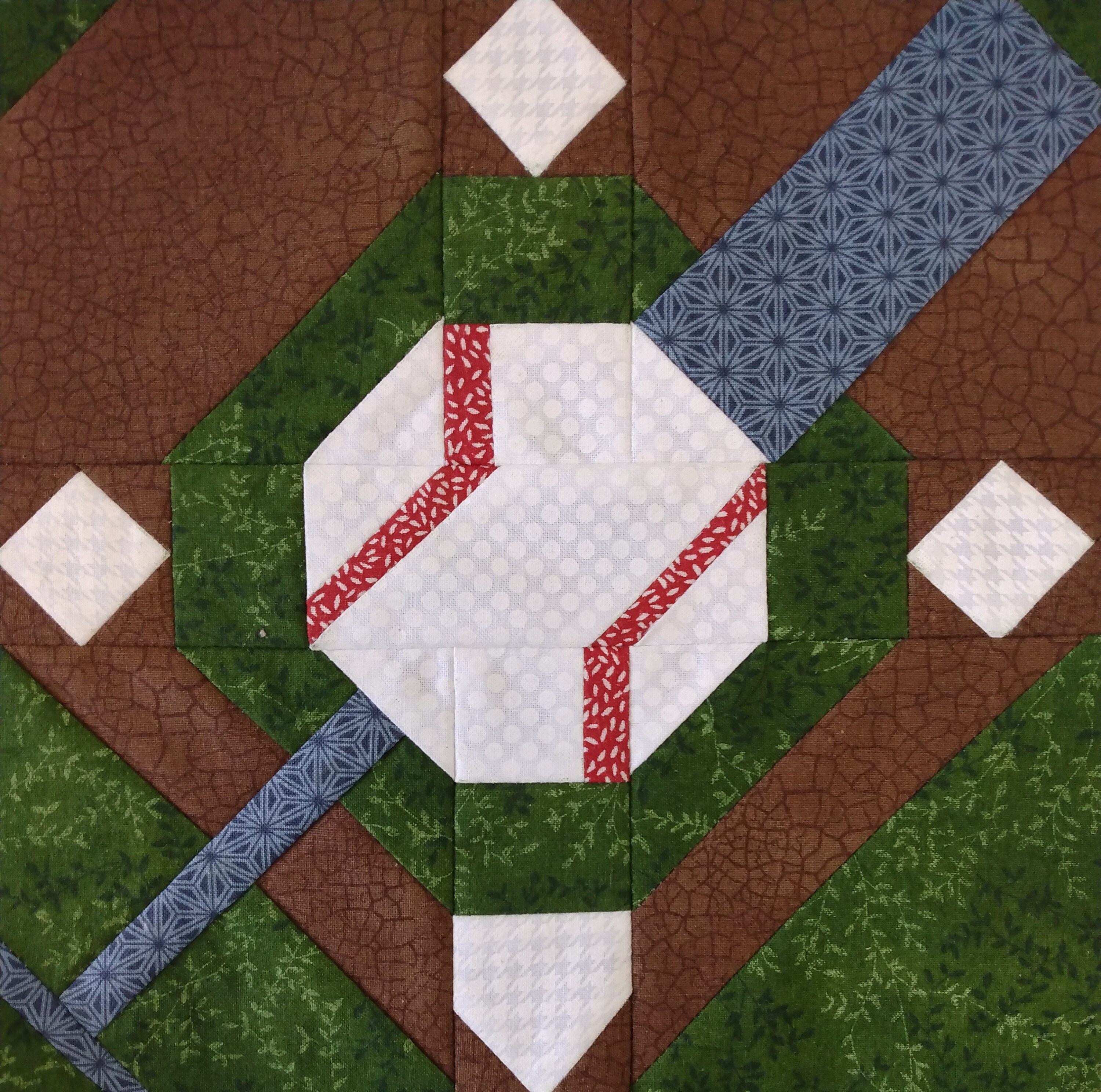 Baseball Homerun Quilt Block PDF Pattern - Etsy Canada
