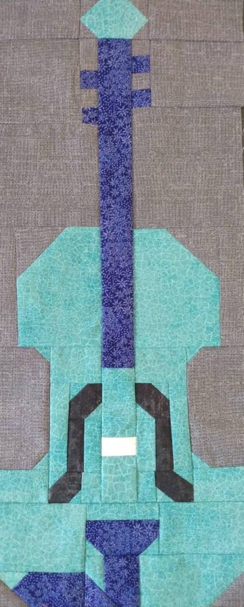 Violin & Cello Quilt Block PDF Pattern - Etsy