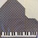 Piano keyboard Quilt Block PDF Pattern - Etsy
