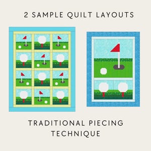 Golf Quilt Block Pdf Pattern - Etsy