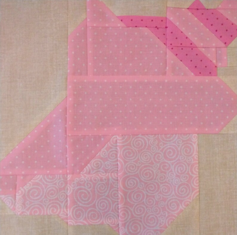 Conch Shell Quilt Block Pdf Pattern - Etsy