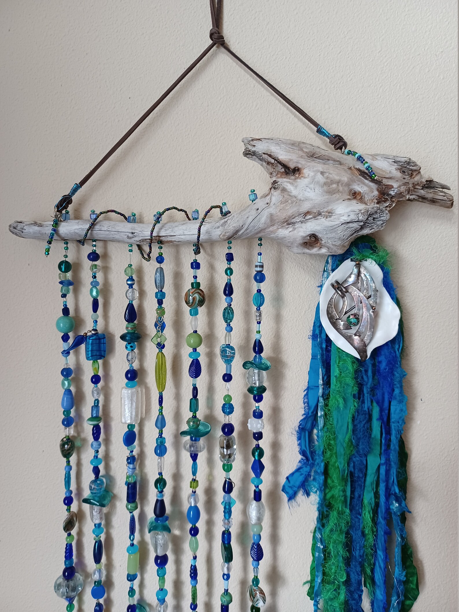 Ocean Waves Inspired Sun Catcher, Wall Hanging - Etsy