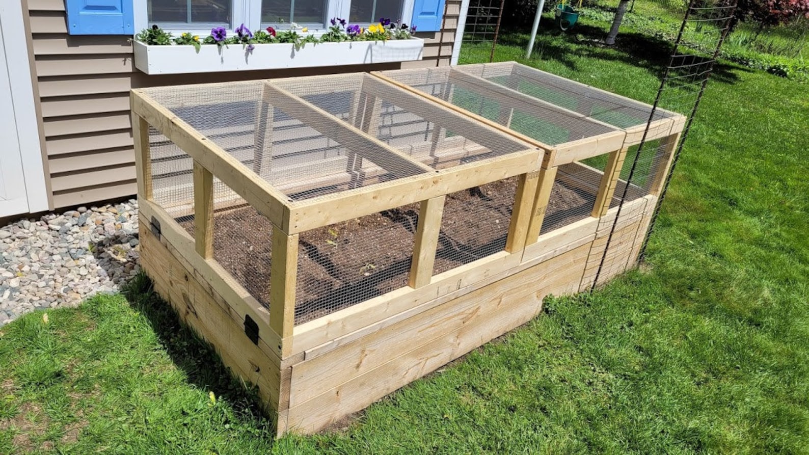 Double Clamshell Raised Garden Bed Plans - DOWNLOADABLE FILE - Etsy