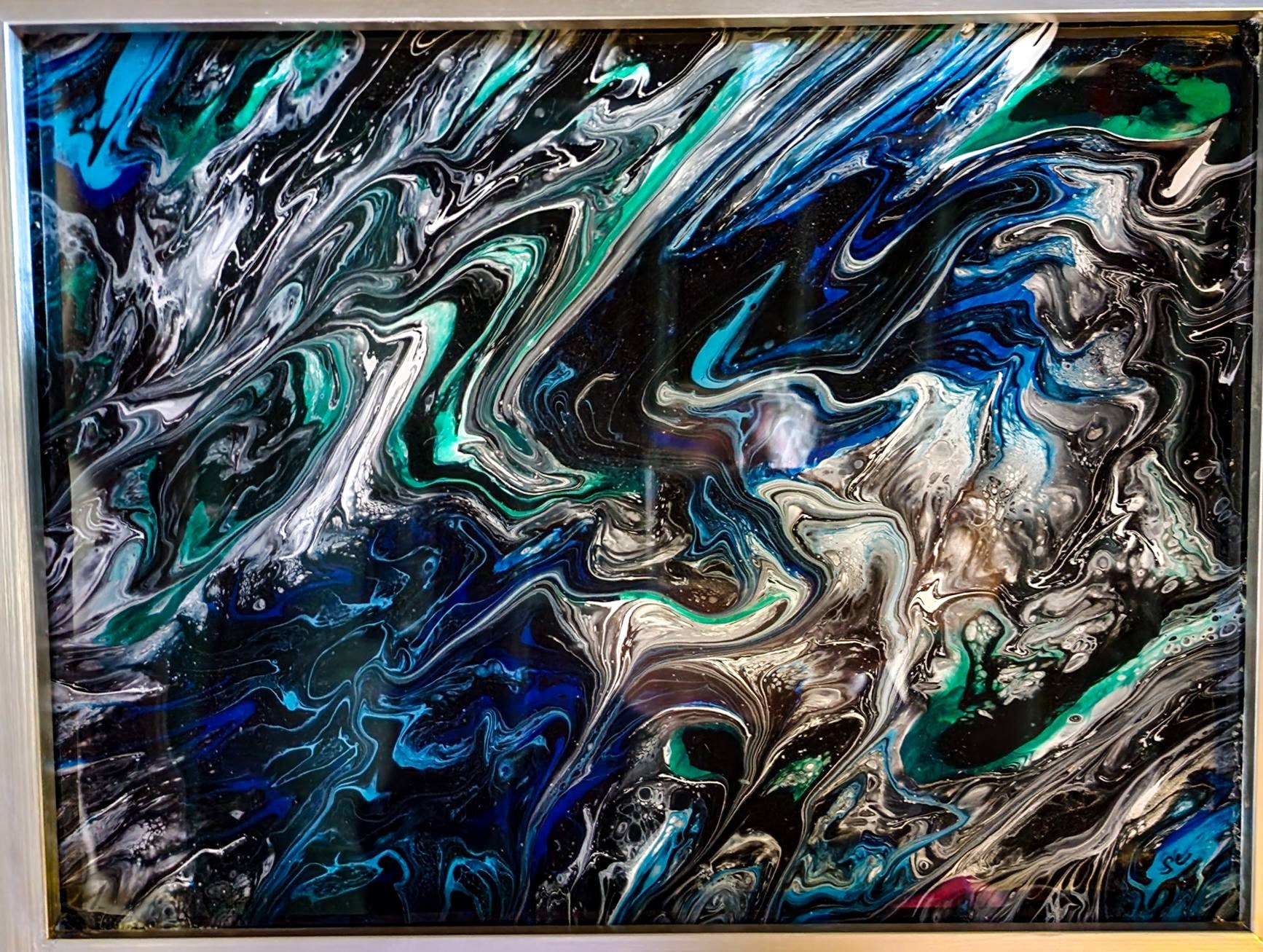 Acrylic Flow Painting Abstract Painting City Street - Etsy