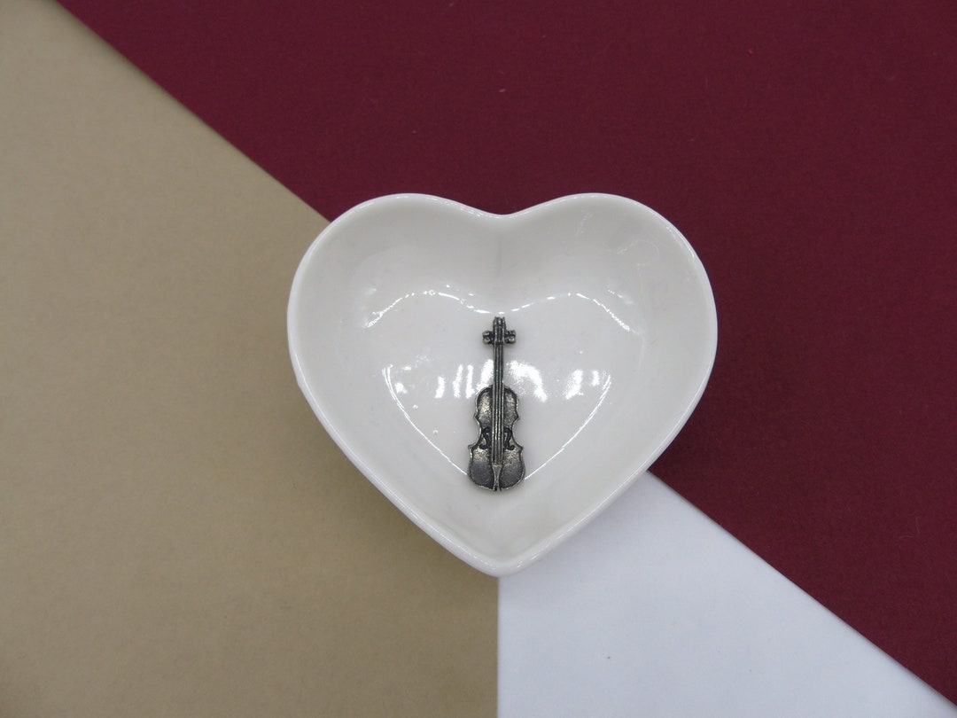 Violin Gift - Violin Trinket Dish - Violin Jewellery Dish - Ring Dish ...