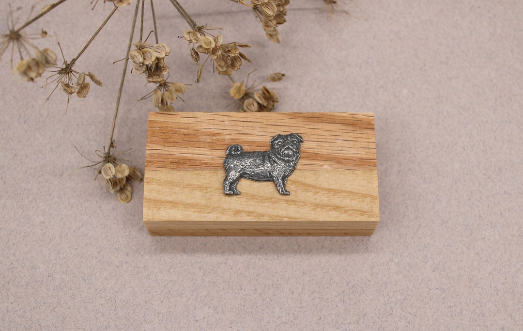 Pug Earring Box - Pug Wooden Box - Pug Trinket Box- Pug Keepsake Box ...