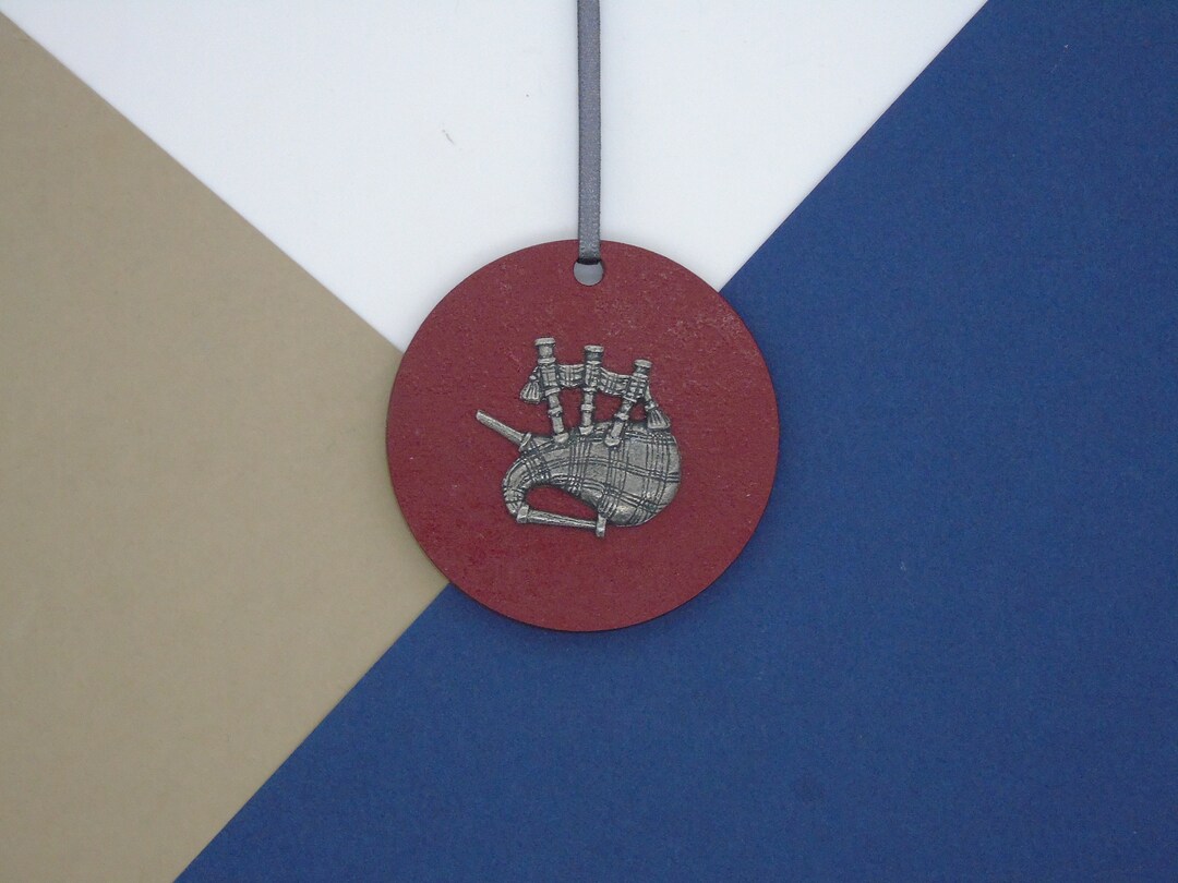 Bagpipes Christmas Decoration - Bagpipe Ornament - Music Christmas Gift ...