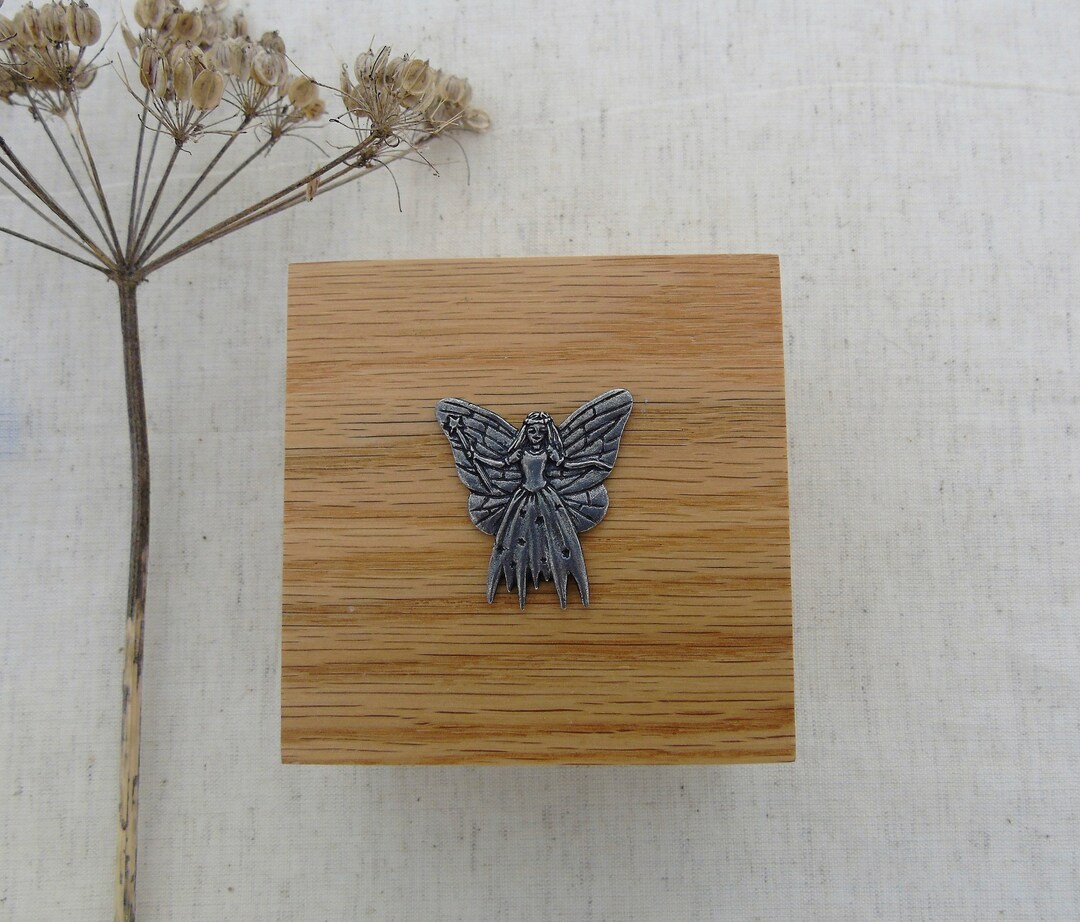 Tooth Fairy Box - Fairy Wooden Box - Fairy Trinket Box - Fairy Gift Box ...