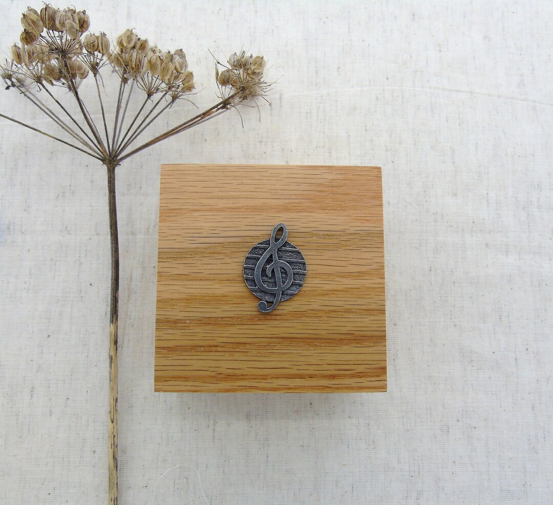 Treble Clef Gift - Treble Clef Wooden Box - Treble Clef Trinket Box ...