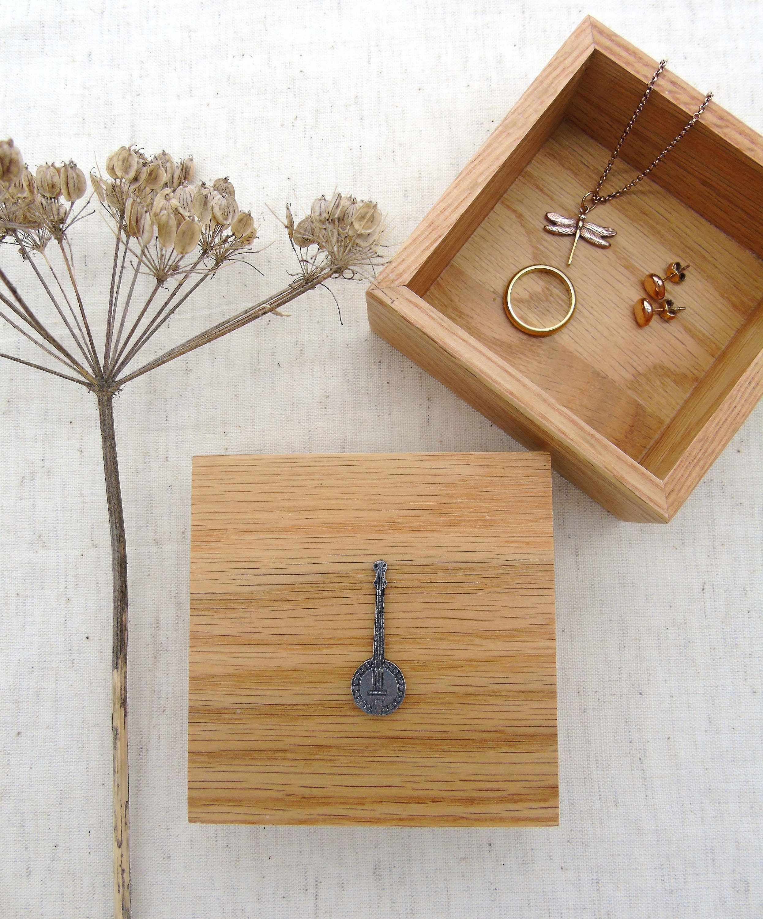 Banjo Gift - Banjo Wooden Box - Banjo Trinket Box- Banjo Keepsake Box ...