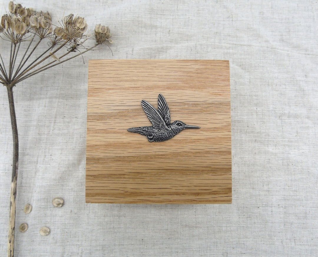 Hummingbird Wooden Box - Hummingbird Jewellery Box - Hummingbird ...