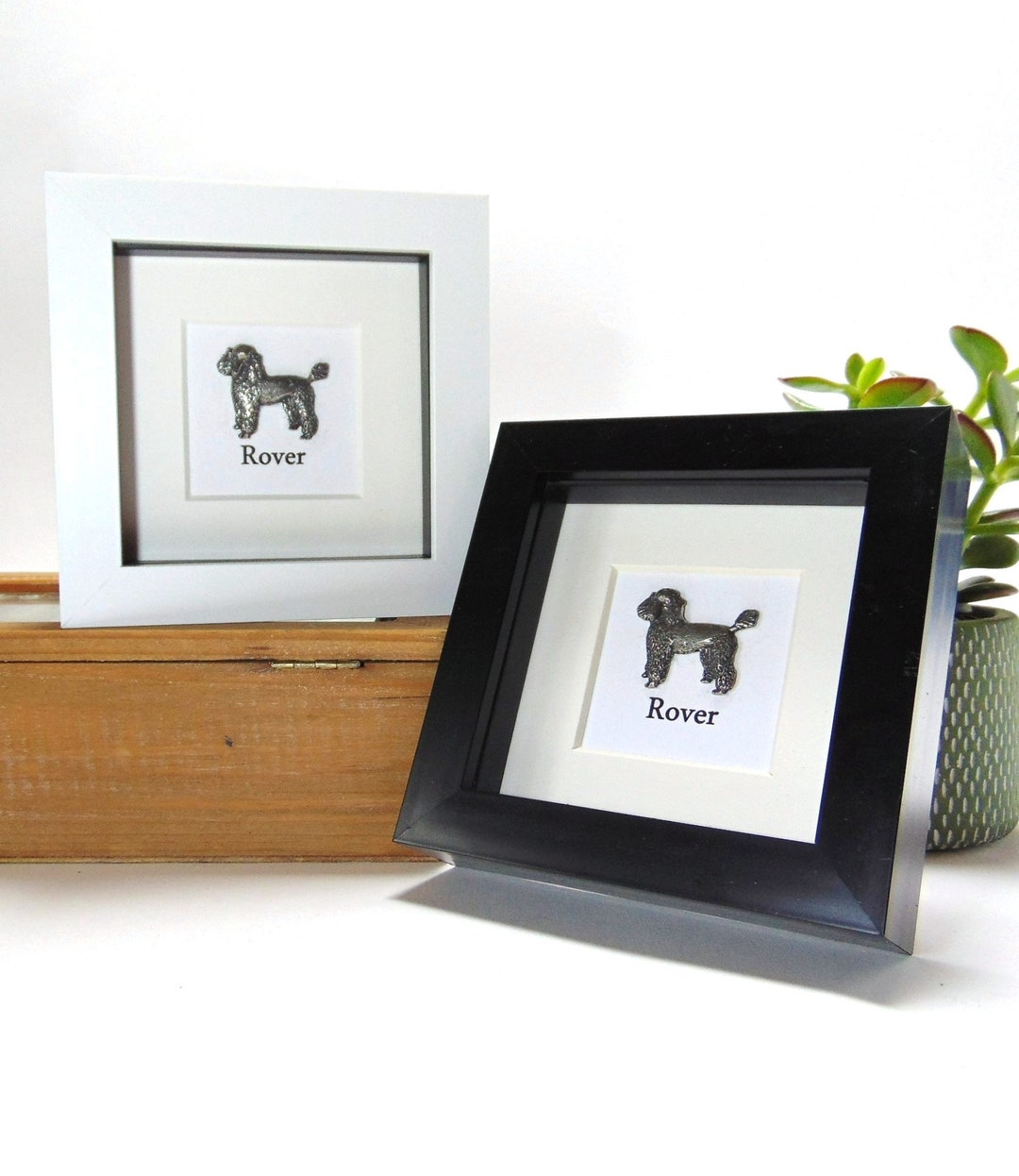Personalised Poodle Gift - Poodle Framed Gift - Dog Memorial - New Dog ...