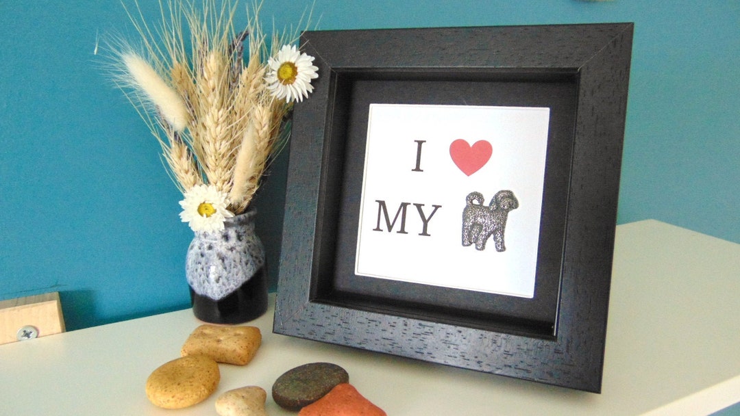 Cockapoo Gift - I love my Cockapoo - Unique Cockapoo Framed Quote ...