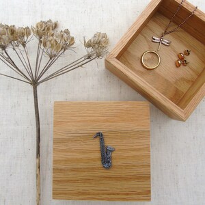Saxophone Gift - Saxophone Wooden Box - Saxophone Trinket Box ...
