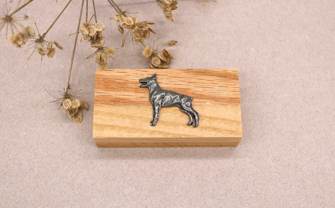 Doberman Earring Box - Doberman Wooden Box - Doberman Trinket Box ...