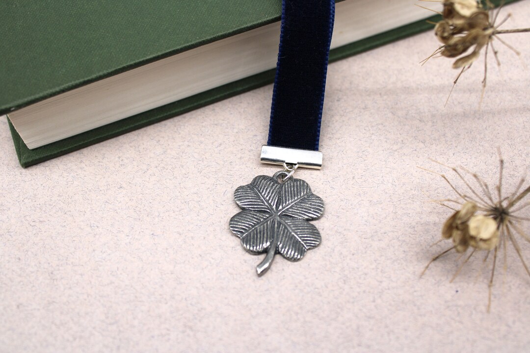 Clover Bookmark - Four Leaf Clover Bookmark - Clover Gift - Good Luck ...