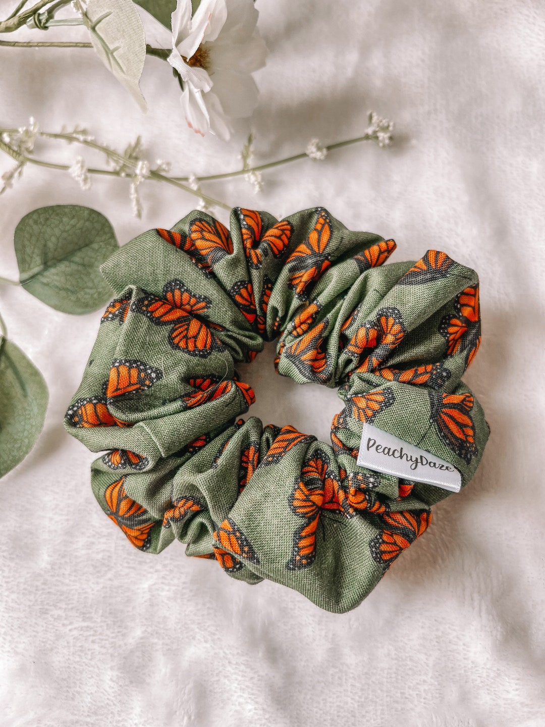Butterfly Scrunchie, Spring Scrunchies, Women’s Hair Accessories - Etsy