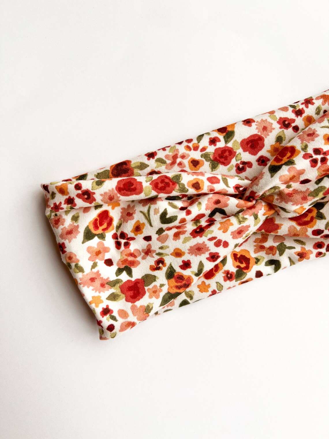 Floral Twist Headband, Boho Spring Bloom Headband - Etsy