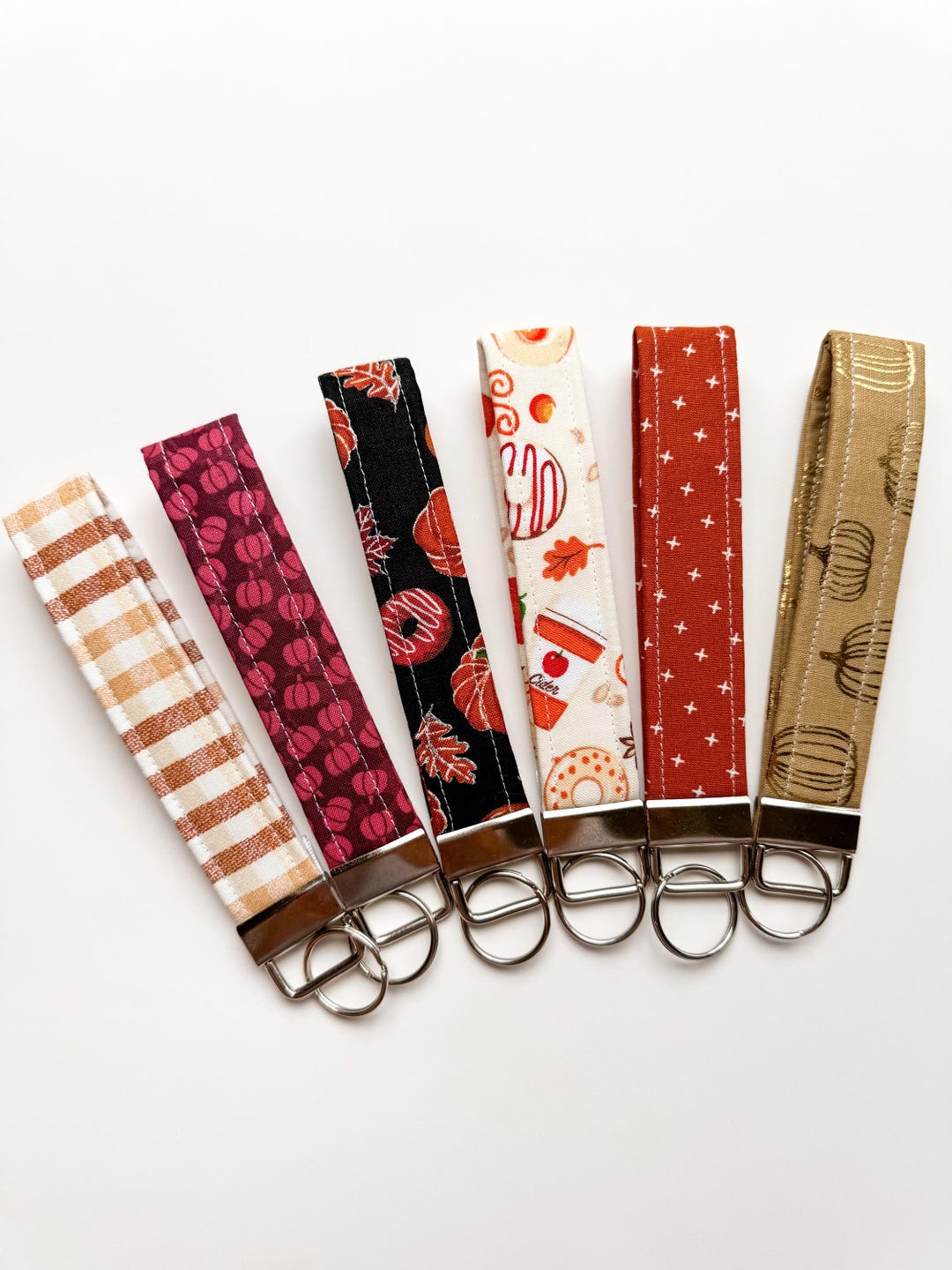 Fall Keychain Wristlets, Neutral Key Fobs, Wristlet for Keys, Key ...