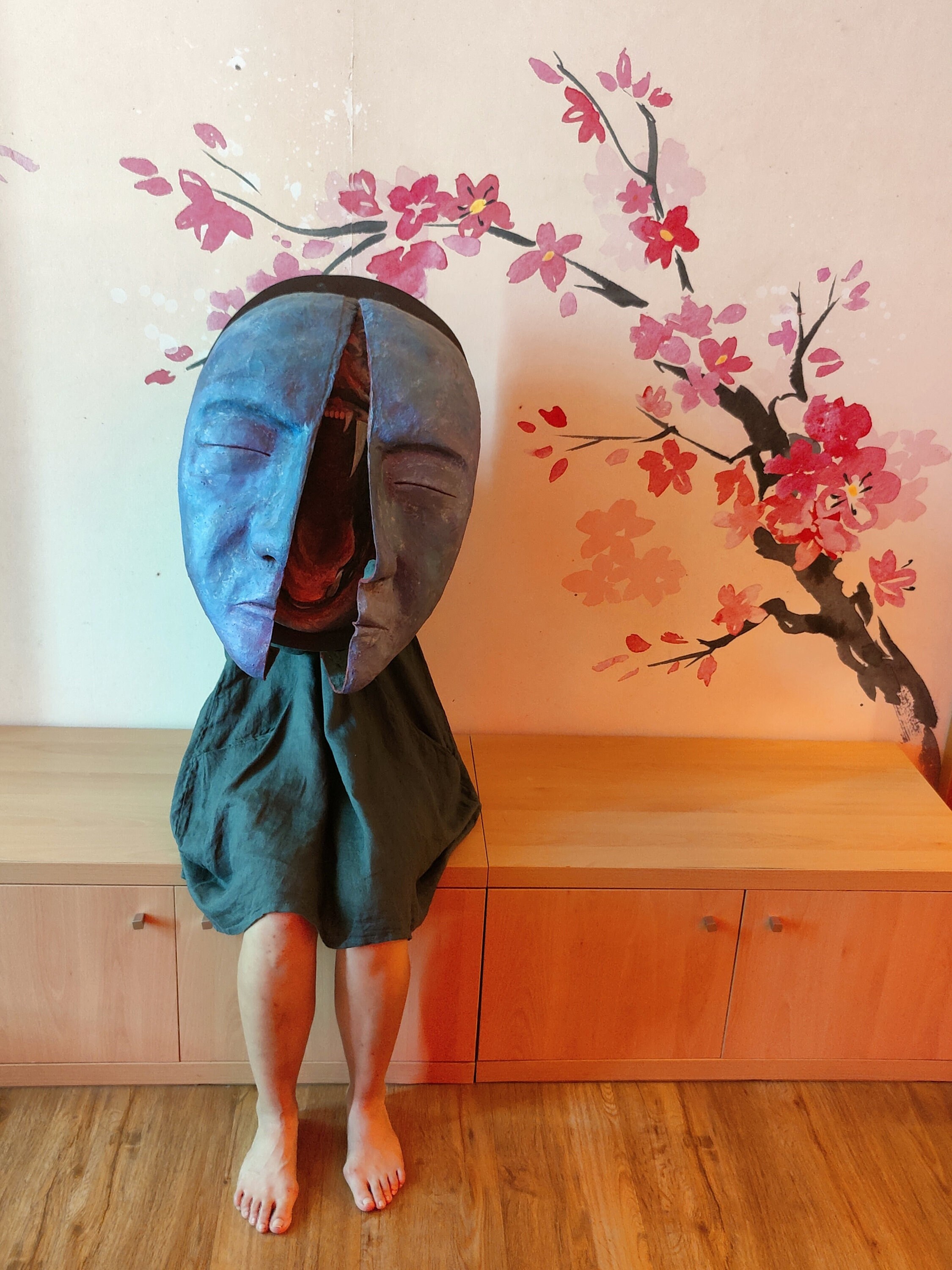 Mysterious Mask / Scary Spooky Halloween Sculpture Mask Full - Etsy