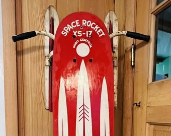 Red Rocket Sled - Etsy
