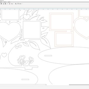 Perfect Love Frame for Laser Cut Files 2021 .v2 SVG DXF CDR - Etsy