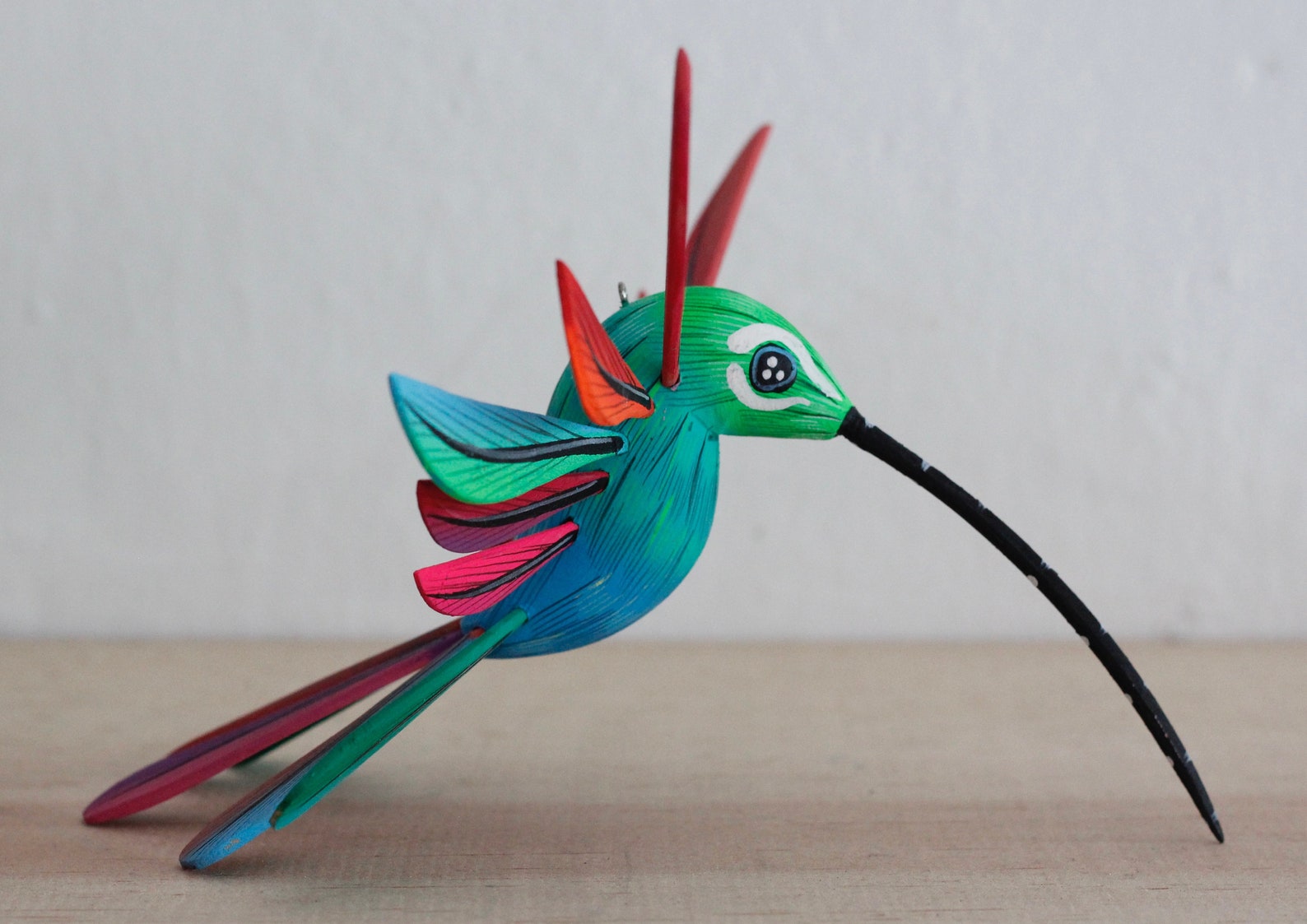 Alebrije de Colibri carved in wood | Etsy