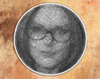 String Portrait - Etsy