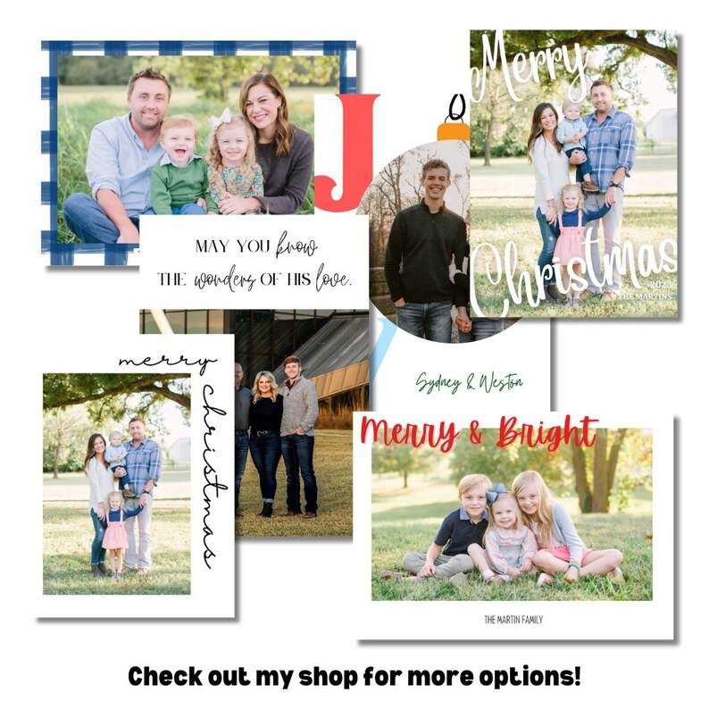 Custom Christmas Card Template | Canva Christmas Card Template | Custom ...