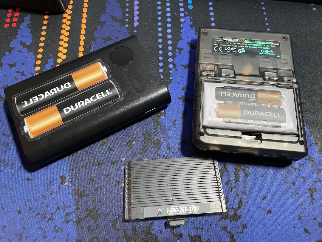 Retro AA Battery Stickers: Device Decals - Etsy
