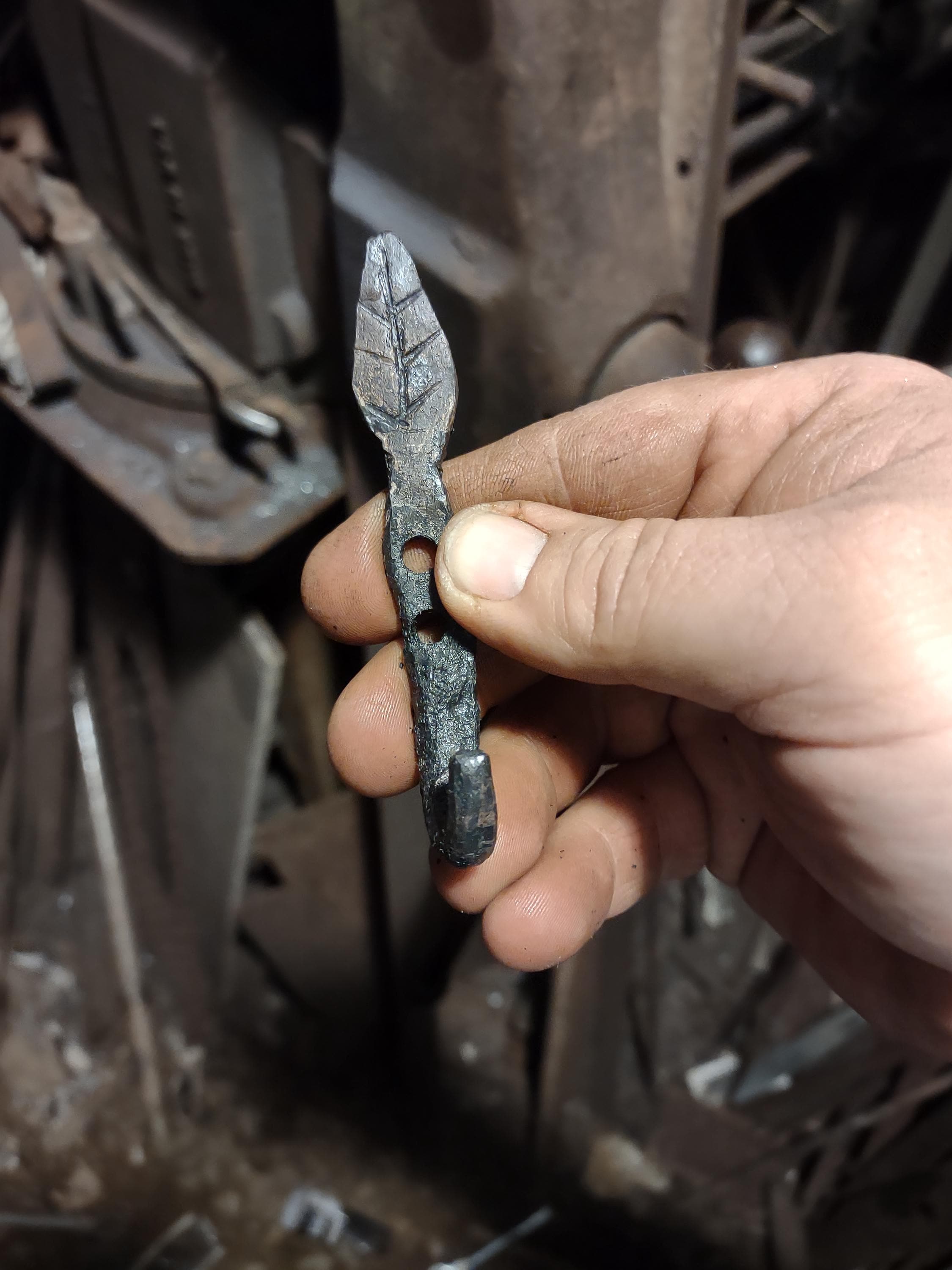 Leaf Hooks- Hand Forged - Etsy