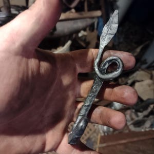 Leaf Hooks- Hand Forged - Etsy