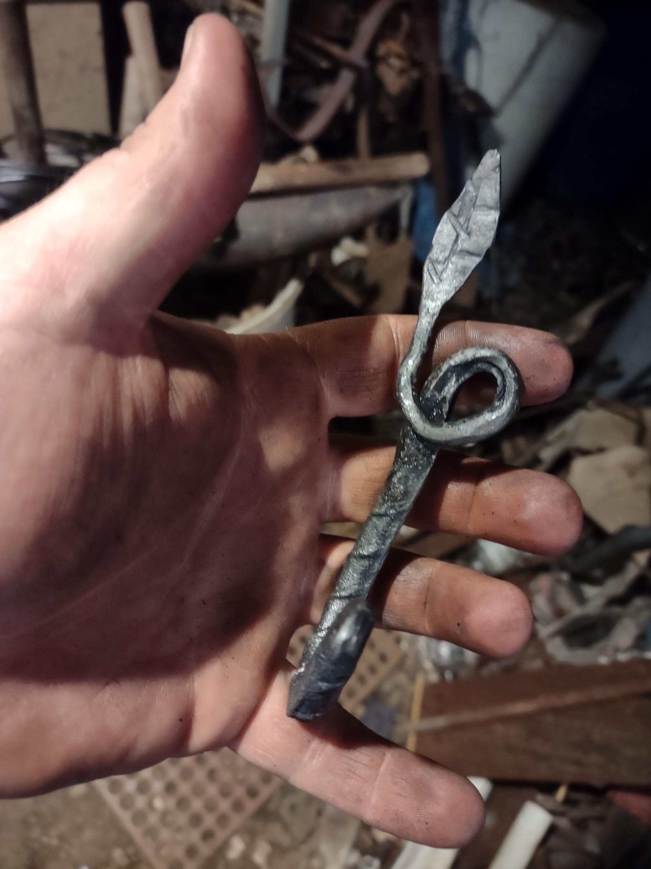 Leaf Hooks- Hand Forged - Etsy