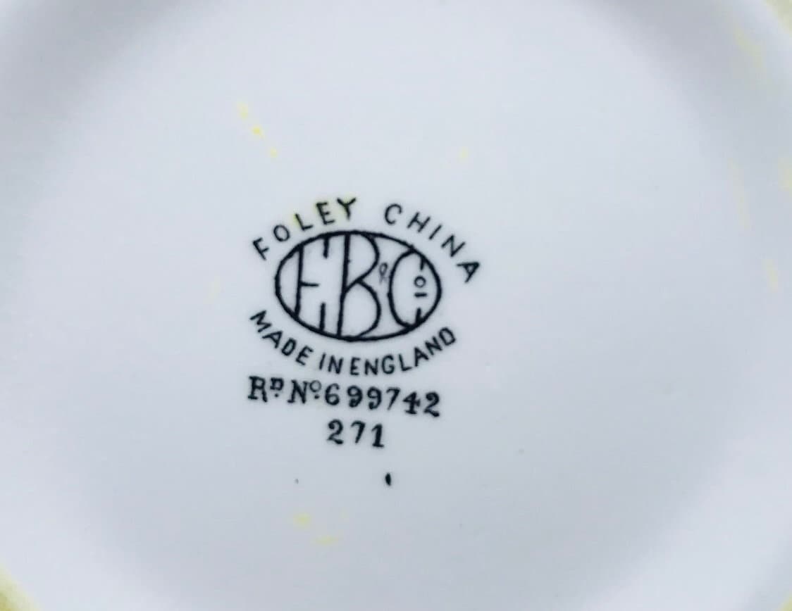 1920S Art Deco Foley China Lawleys Pattern 271 Yellow - Etsy UK