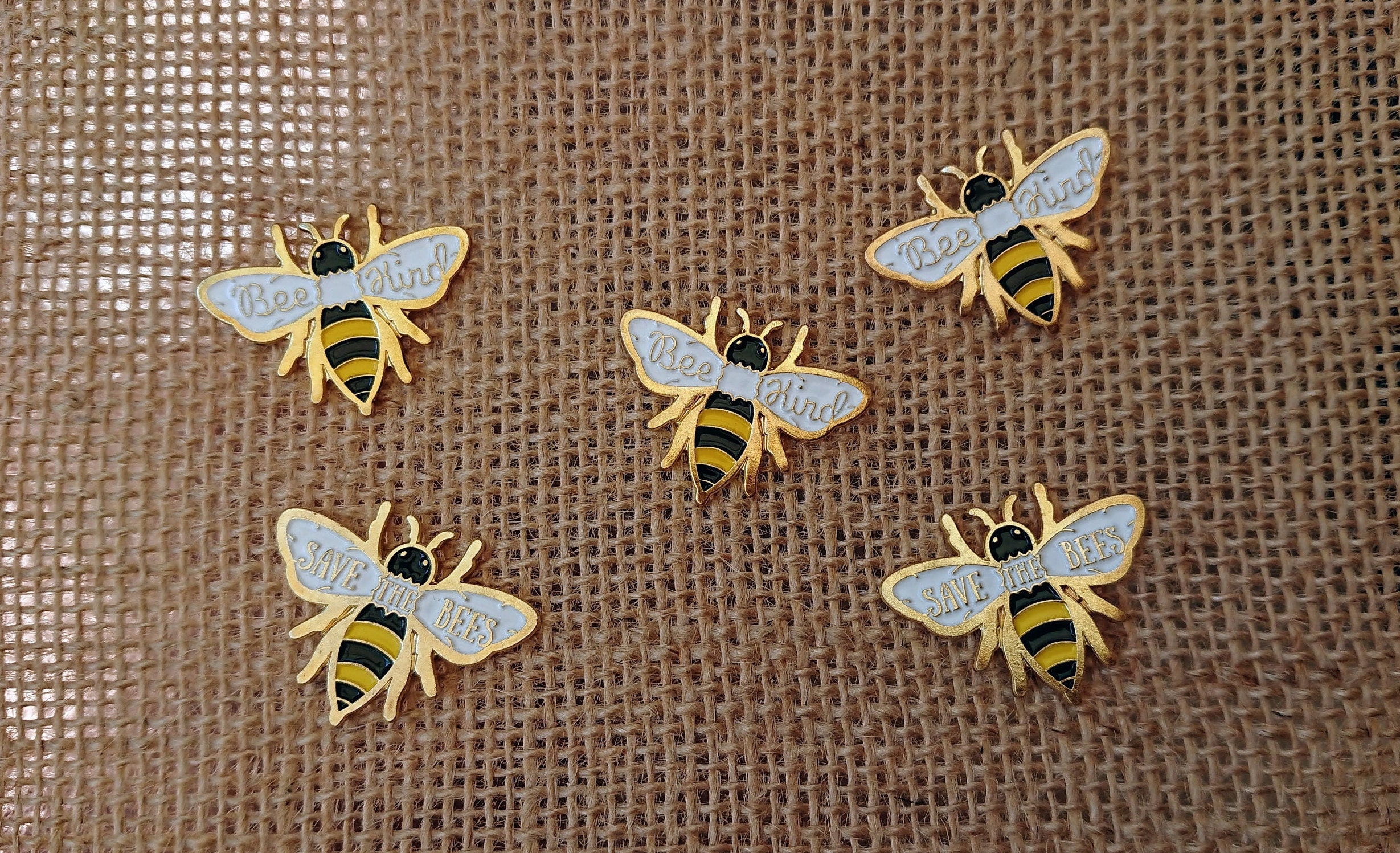 Honey Bee Enamel Pin Bee Kind Pin Punny Pun Save the Bees - Etsy Australia