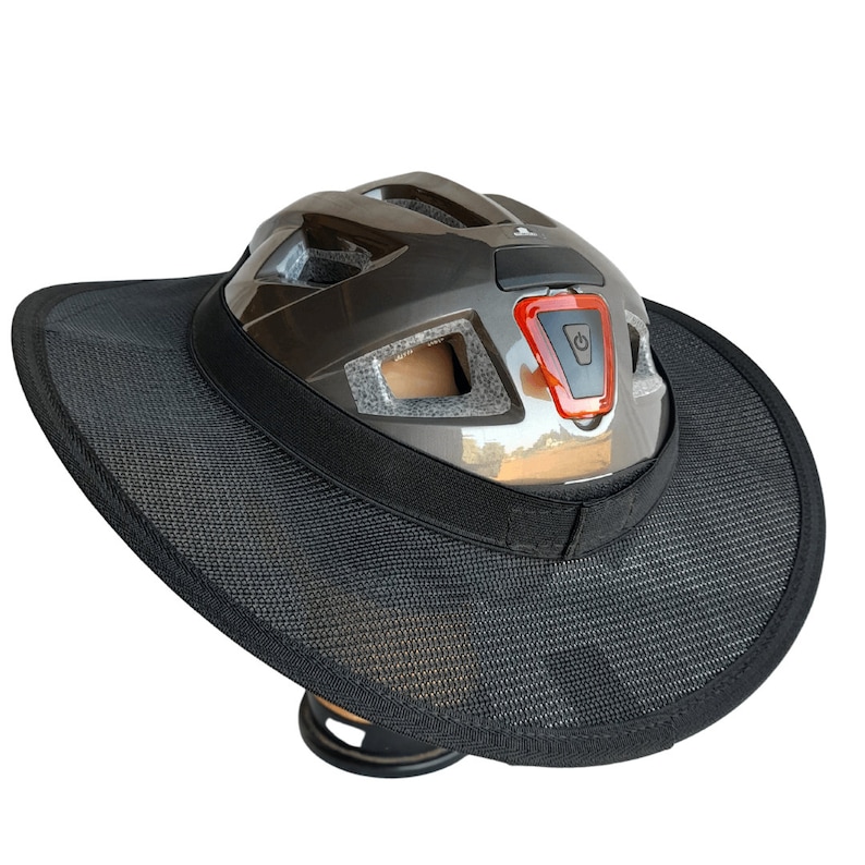 Bicycle Helmet Brim Tite Knitt Shade Mesh Sun Visor Round Shape With ...