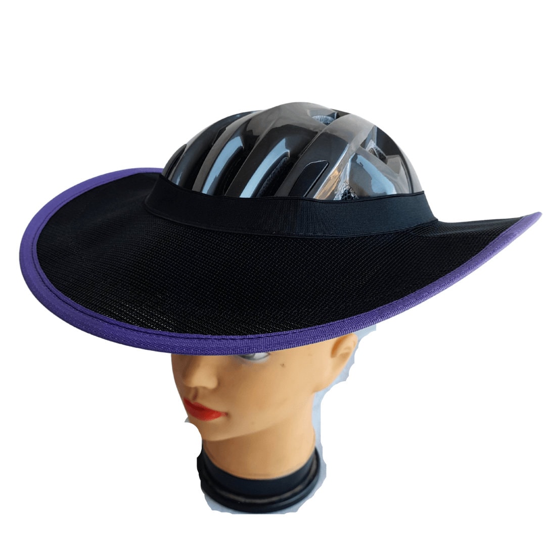 Bicycle Helmet Brim Tite Knitt Shade Mesh Sun Visor Round Shape With ...