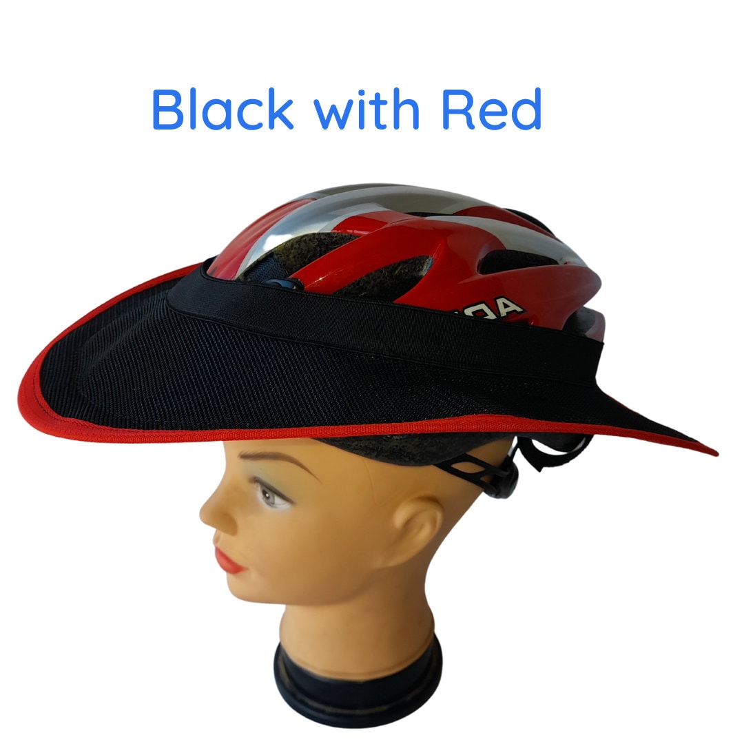 Bicycle Helmet Brim Shade Tight Knit Mest Sun Visor V Shape Helmet With ...