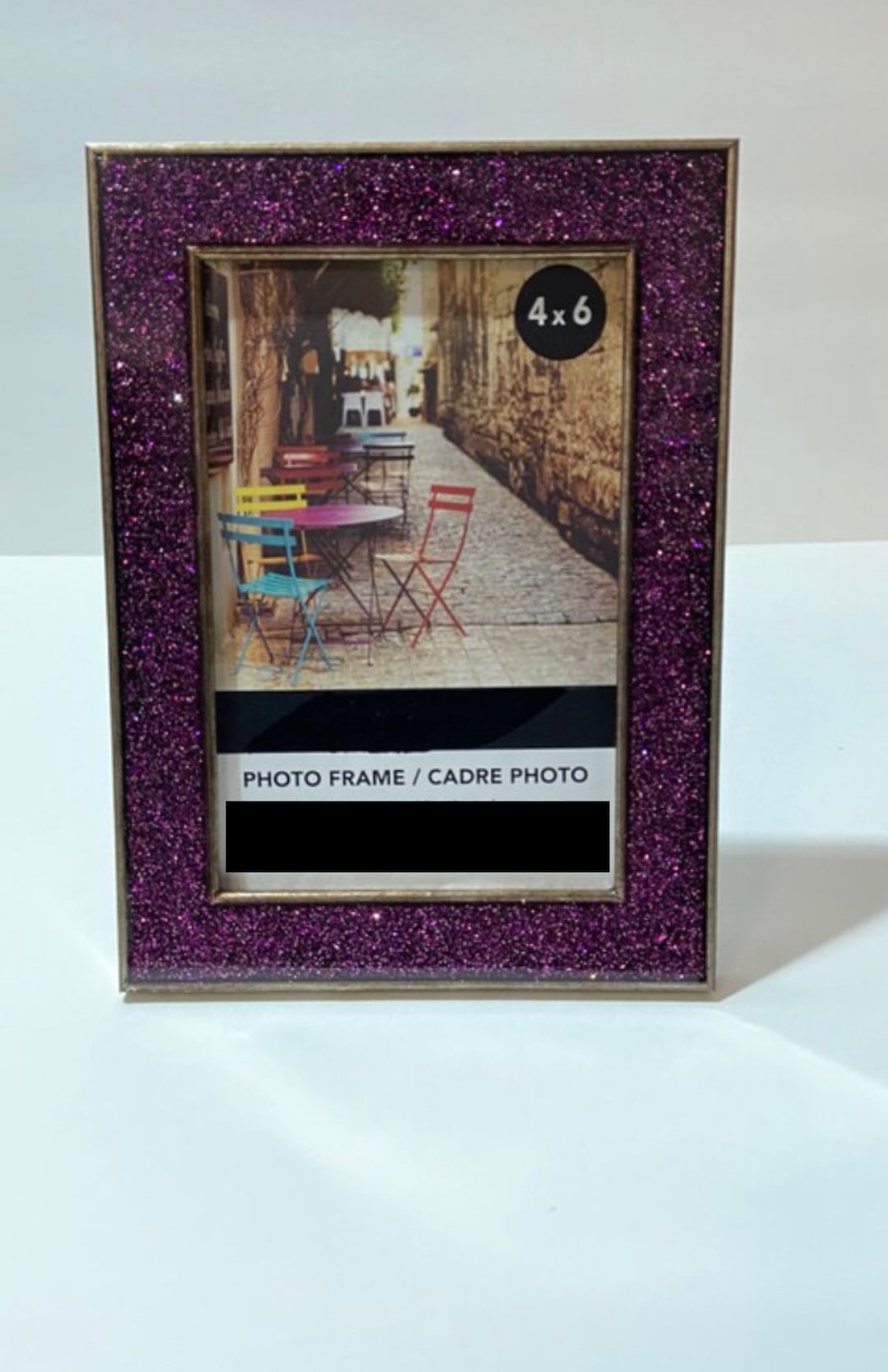 Glitter Picture Frame Colorful Sparkly Photo Frames Glossy Office ...