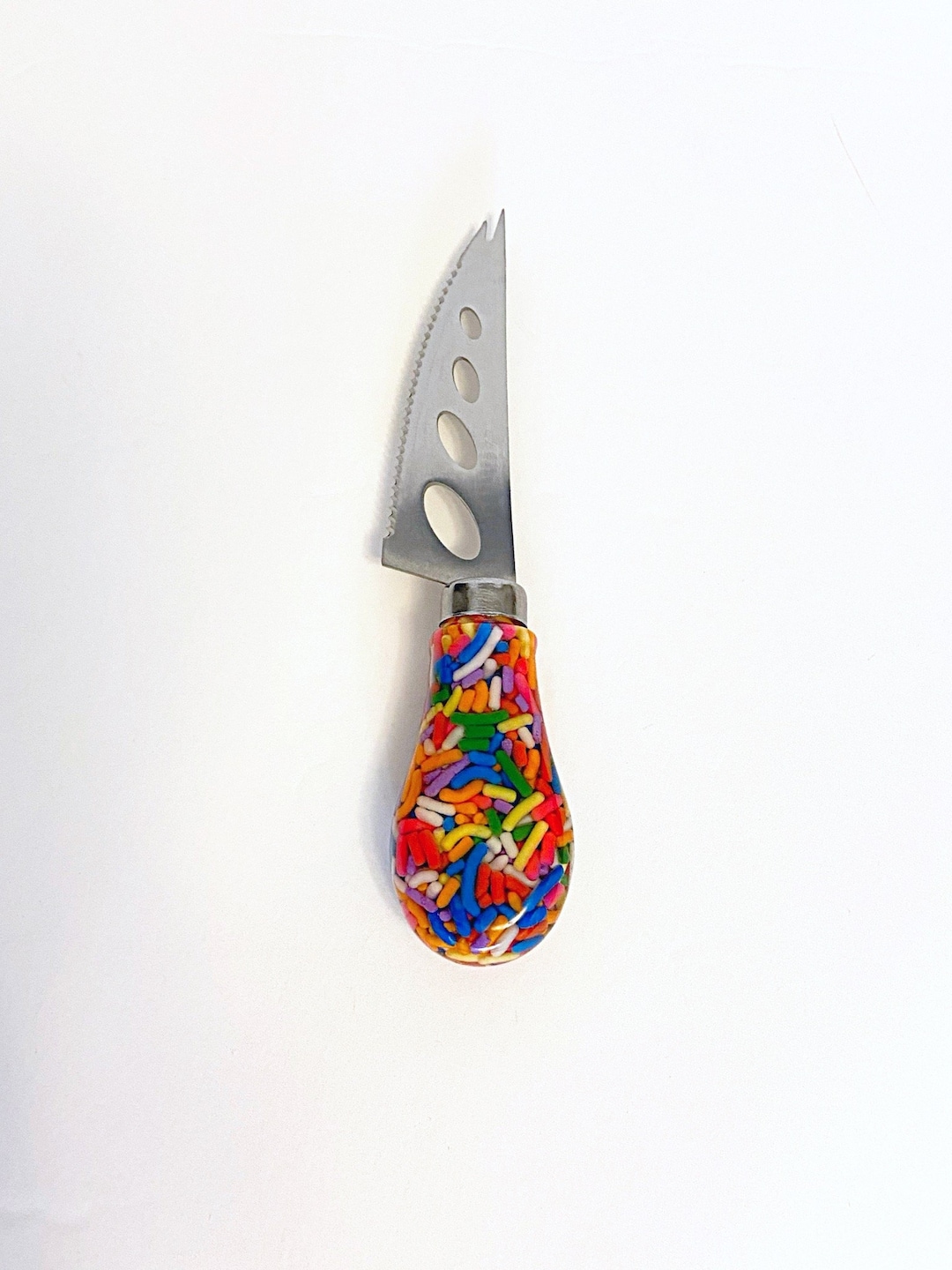 Real Candy Sprinkles Cheese Knife: Colorful Charcuterie Board Serving ...