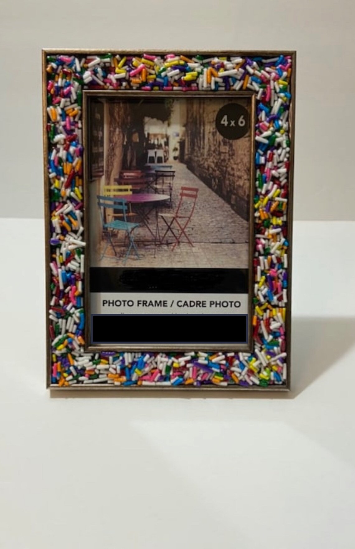 Rainbow Sprinkles Ice Cream Picture Frame Kids Art Frame - Etsy