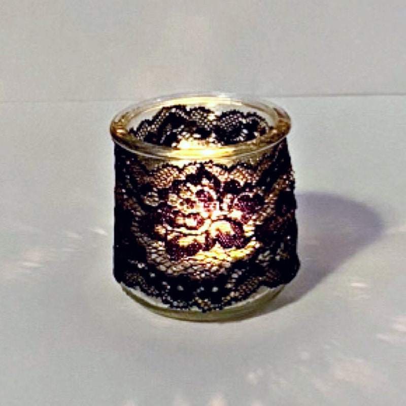 Lace Candle Holder - Etsy